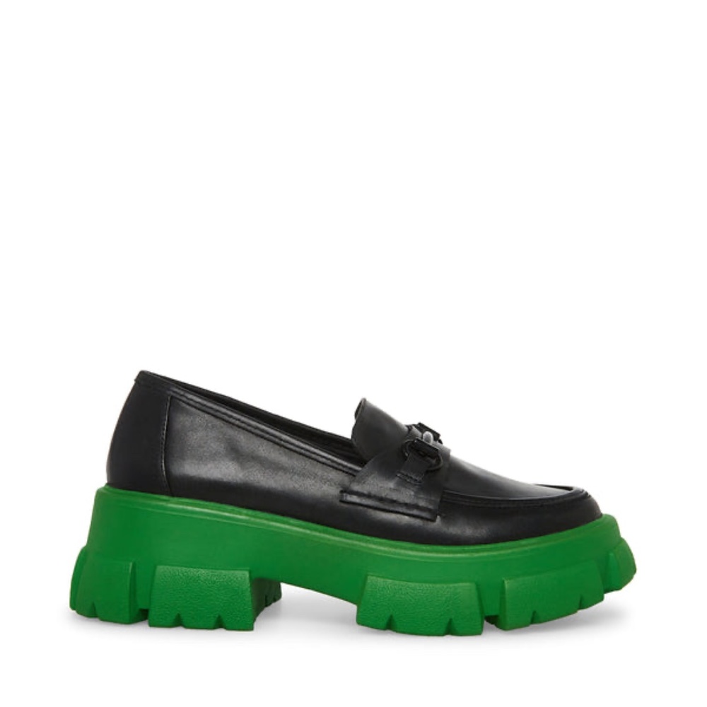 Steve Madden Trifecta Chunky Platform Green Black Loa… - Gem